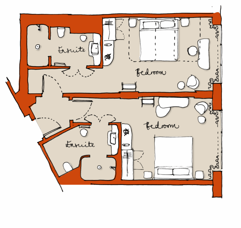 Connecting Superior Rooms | Group Stays | The Newman